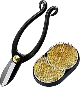 Wazakura 2PCS Japanese Ikebana Essential Tool Set Made in Japan, Floral Arrangement Kit ...