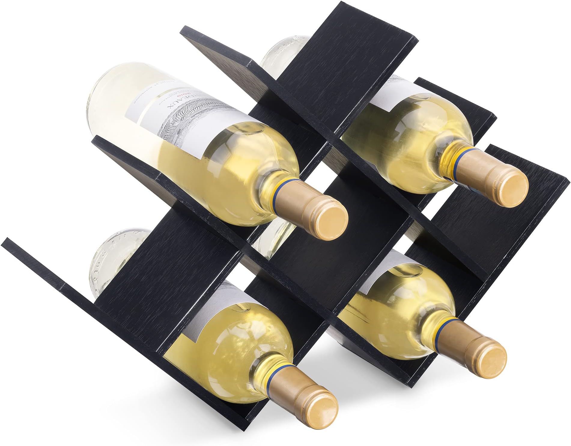 Mango Steam 6 Bottle Counter-top Wine Rack - Storage Organizer for ...