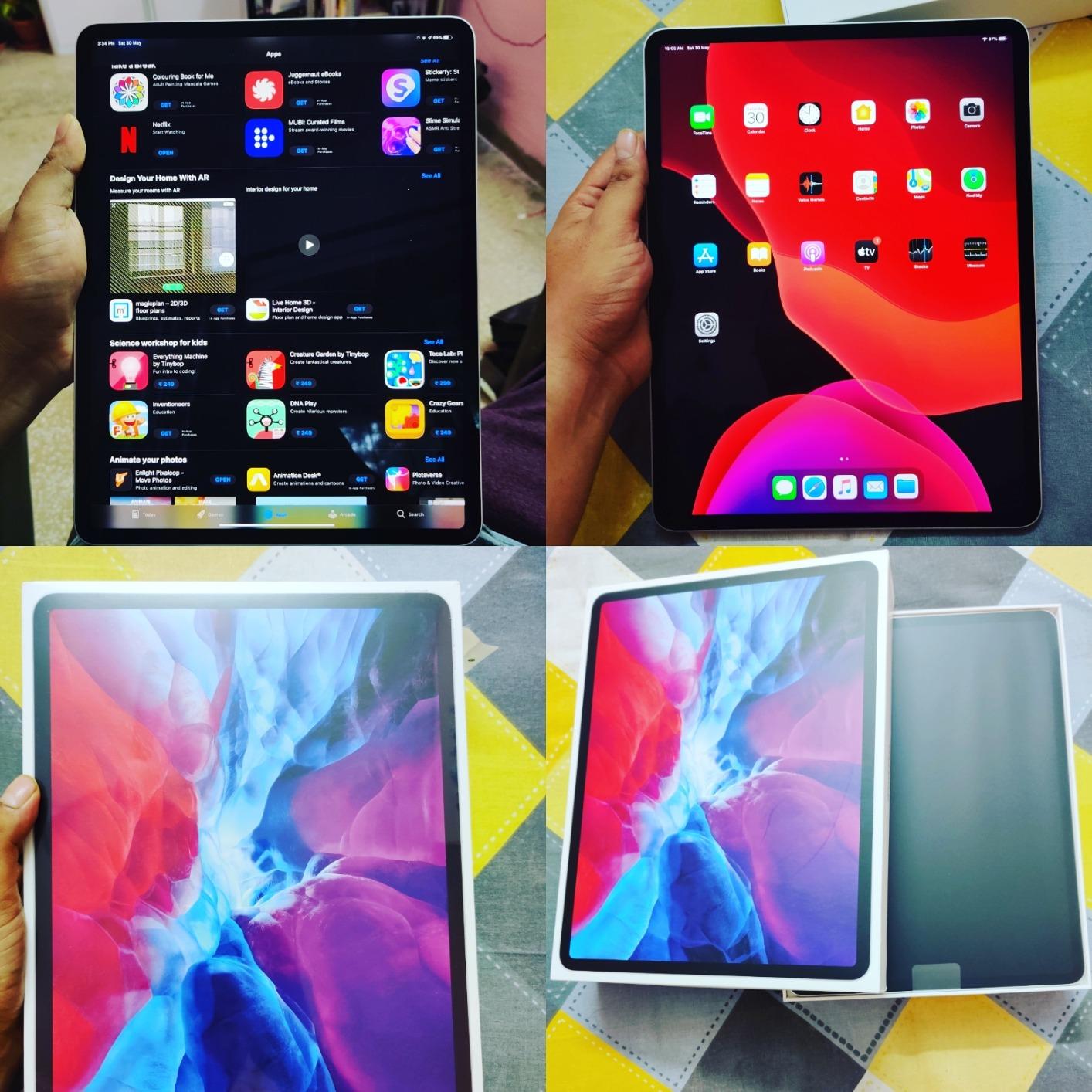 2020 Apple iPad Pro with A12Z Bionic chip (12.9-inch/32.77 cm, Wi-Fi ...