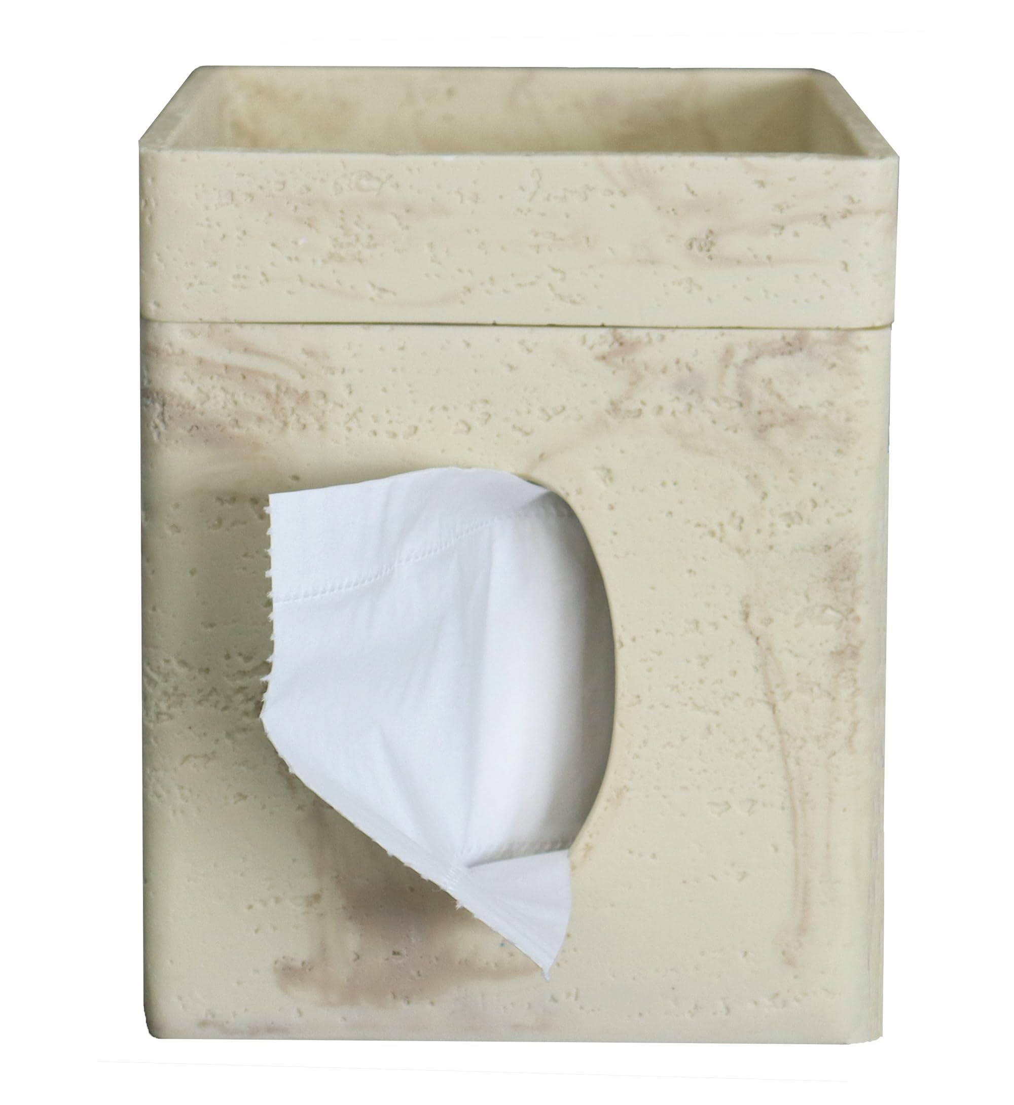 Amazon.com: Hymmah Square Tissue Box Cover Kleenex Box Holder with Tray ...