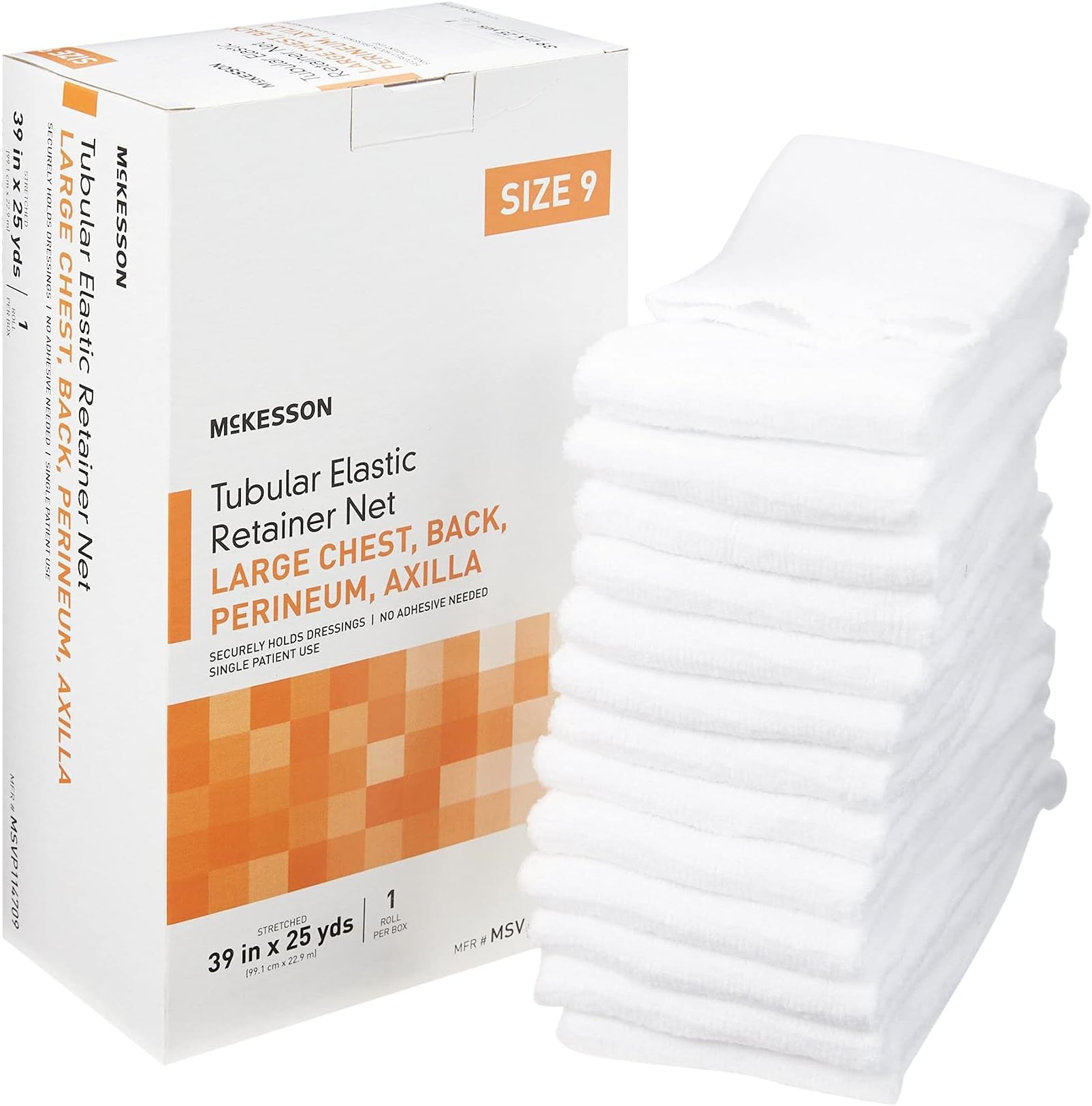 Amazon.com: McKesson Tubular Elastic Retainer Net Dressing, Non-Sterile ...