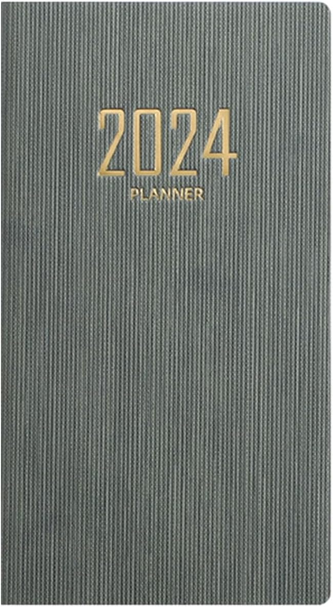 2024 Pocket Diary Week to View A6 Pocket Mini Notebook, Slimline Daily ...