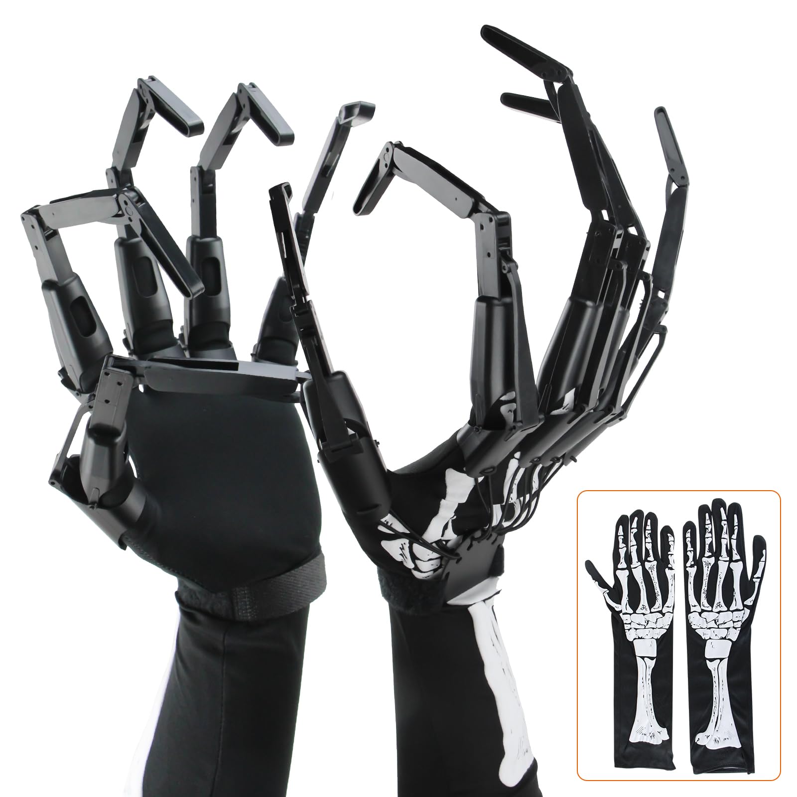 Amazon.com: Halloween Articulated Fingers with Protective Gloves ...