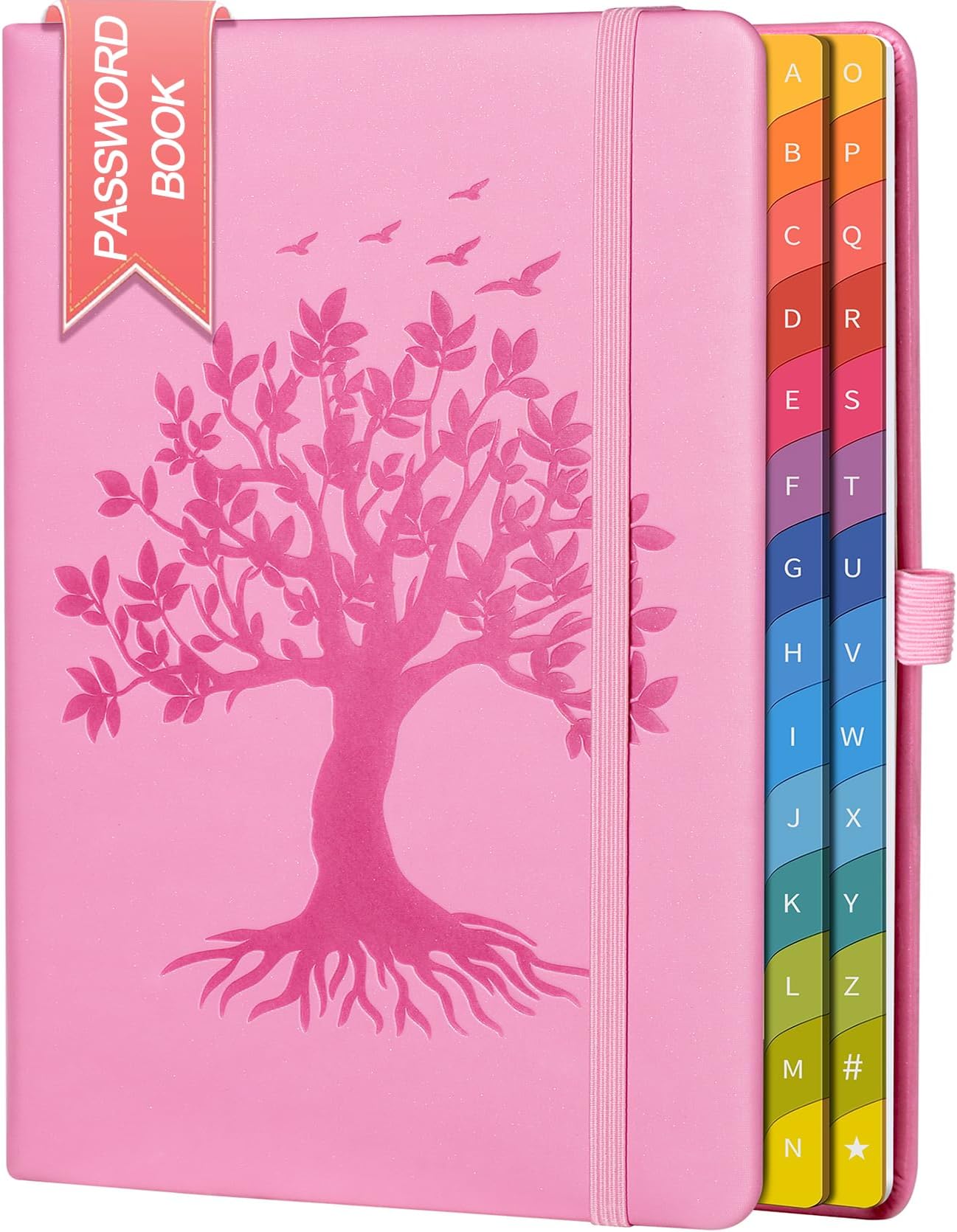 Amazon.com : Password Book with Colorful Alphabetical Tabs, 8.4" x 5.8 ...
