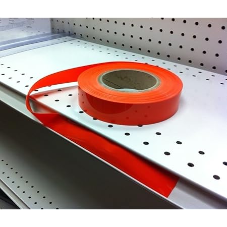 Amazon.com: Gondola Shelving Pre Cut Vinyl Insert Strips for Ticket ...