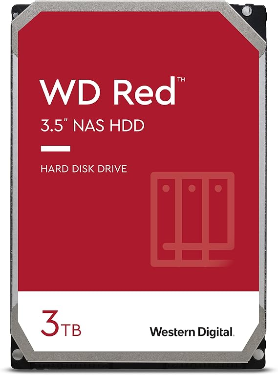 Amazon.com: Western Digital 3TB WD Red NAS Internal Hard Drive HDD ...