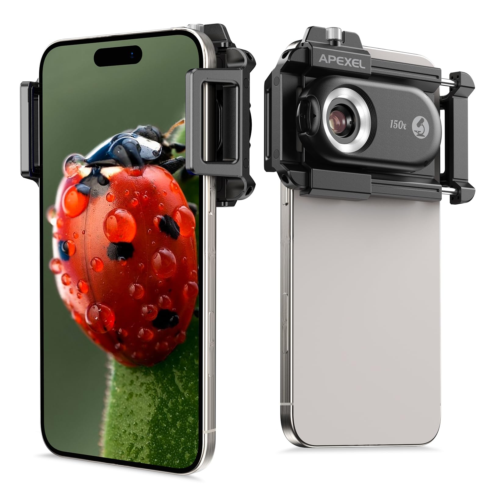Amazon.com: APEXEL Phone Microscope Lens, 150X Phone Micro Lens Nano ...
