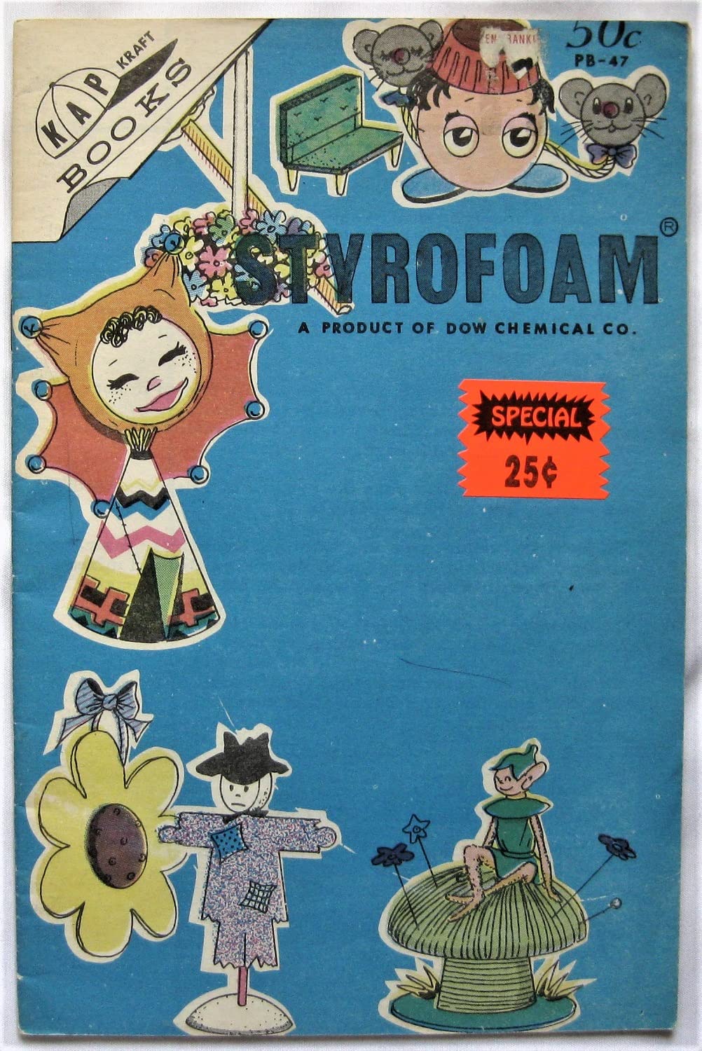 Kap Kraft Books Make It with Styrofoam, PB-47, Dow Chemical Co ...