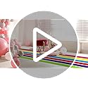 Amazon.com: 24 Inch x 10 Ft Colorful Polyester Carpet Runner Candy Land ...