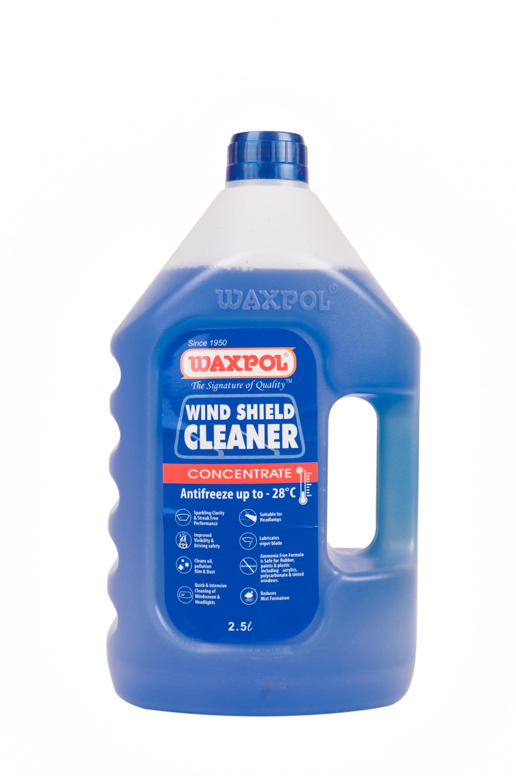 Waxpol Antifreeze Wind Shield and Headlamp Cleaner Concentrate (For-28 ...