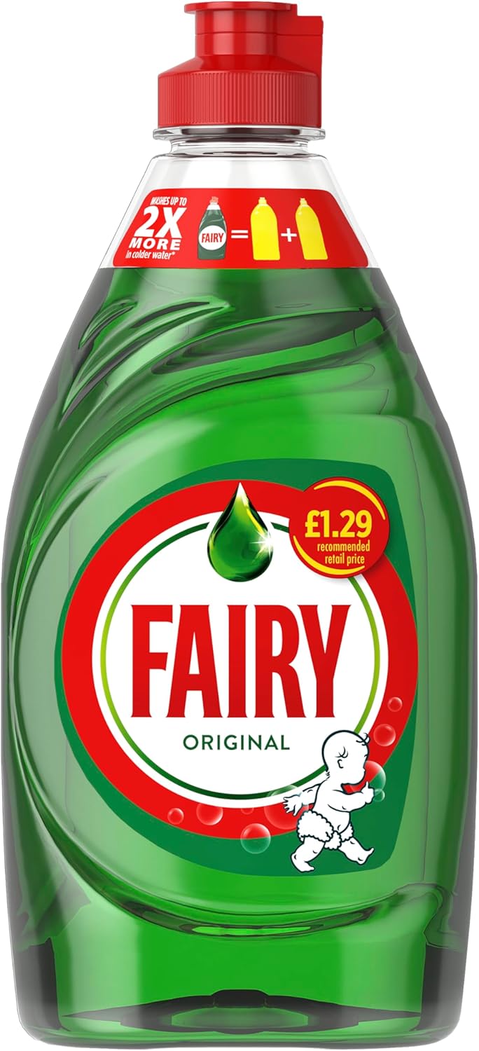 Fairy Original Washing Up Liquid With Upto 2X Longer Lasting, 320ml ...