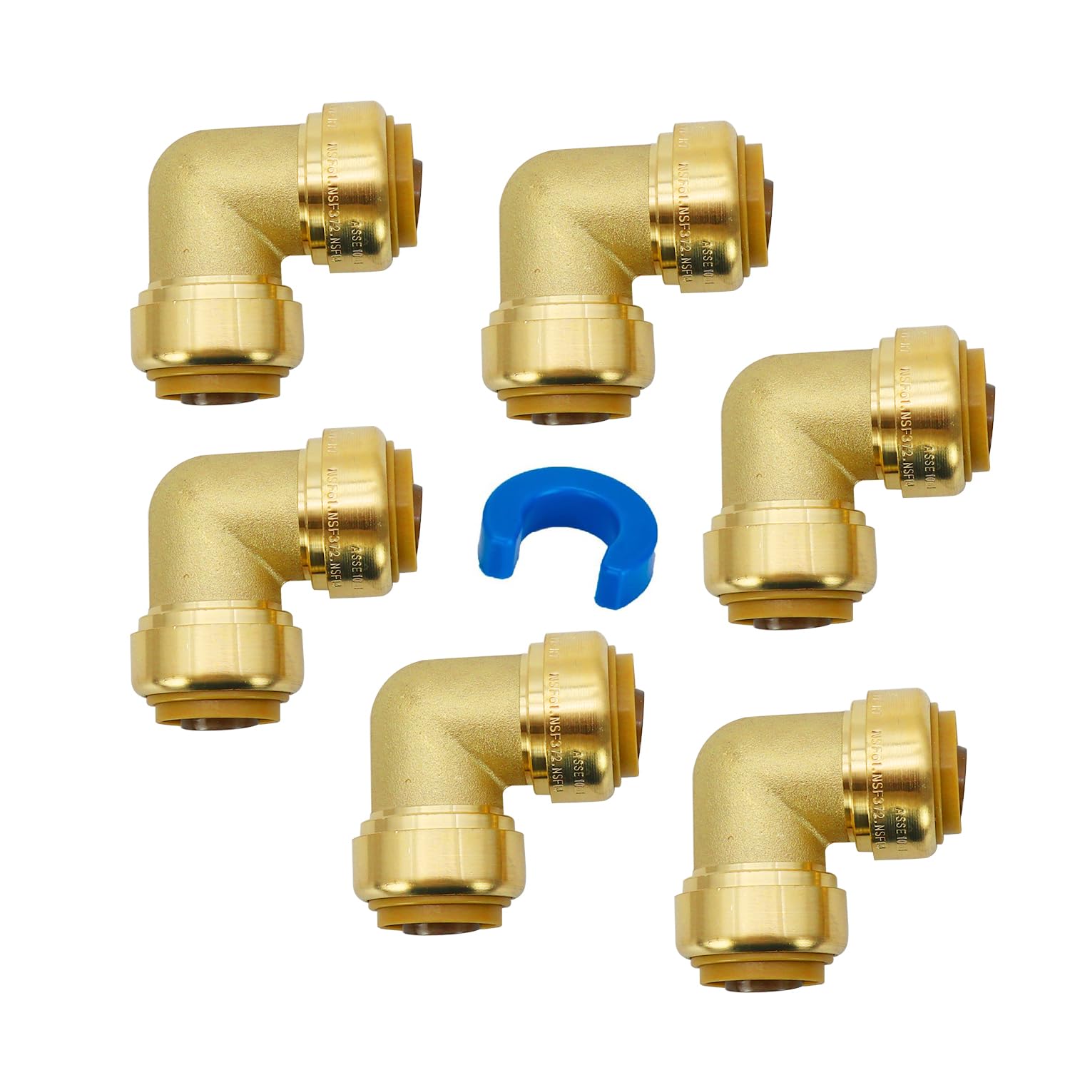 Snapklik.com : Z LTP43201 3/4" Push To Connect 90 Degree Elbow Fittings ...