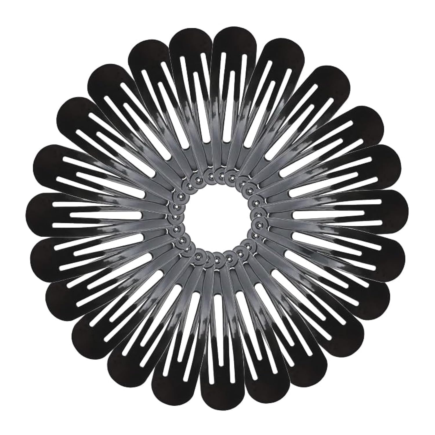 Amazon.com : Snap Hair Clips for Women,Large 3.6 Inch Black Snap ...