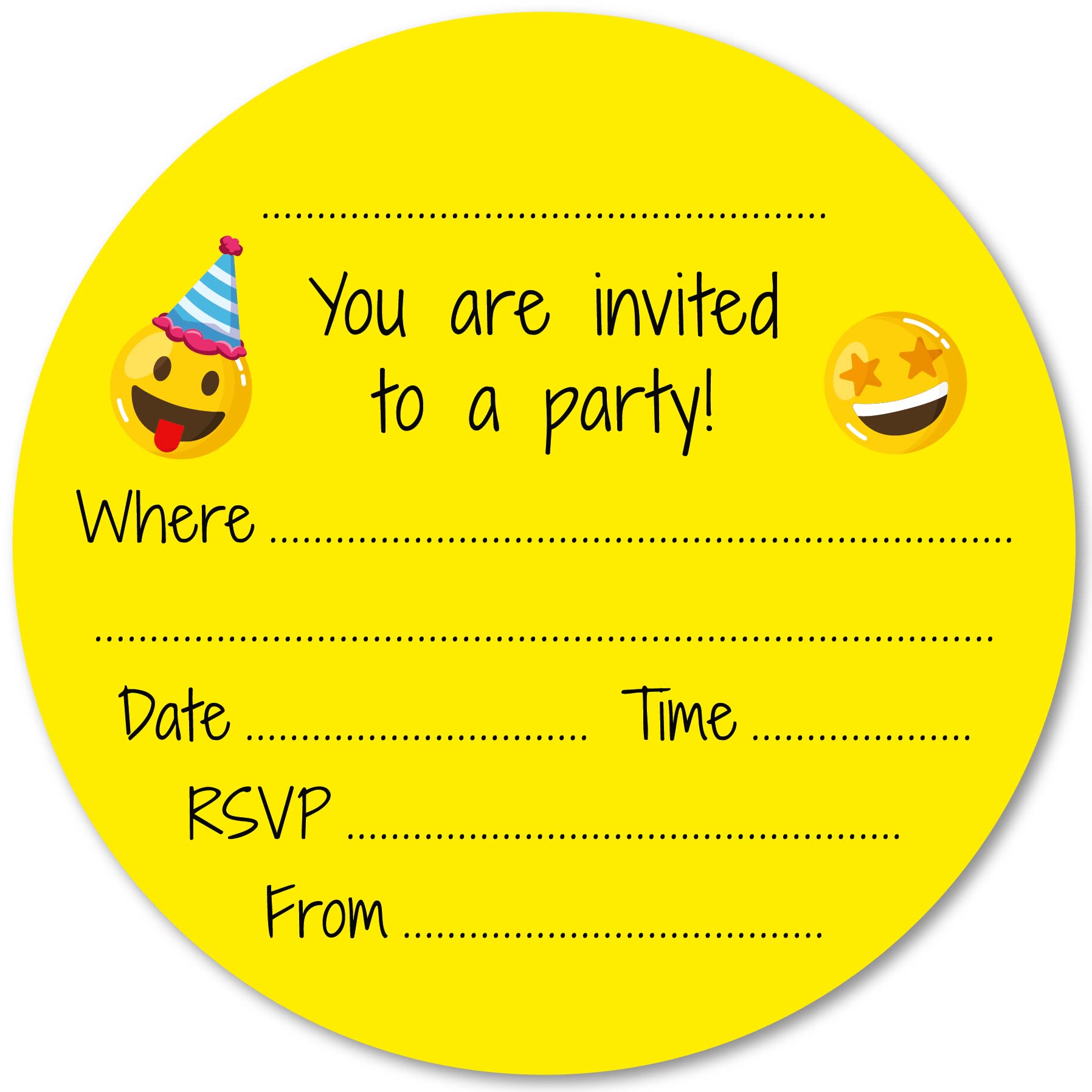 Emoji Birthday Party Invitations Free Printable Printable Emoji