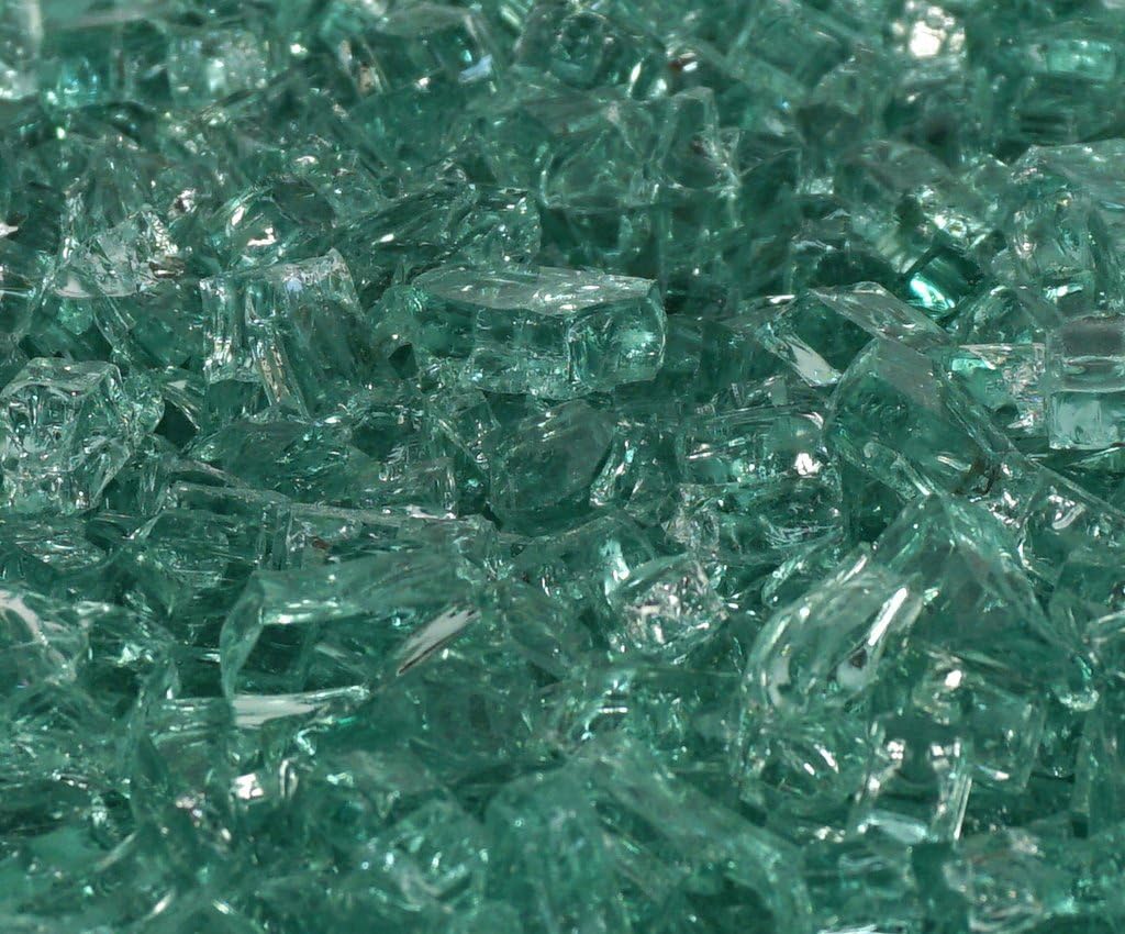 Amazon.com: 1/2" Emerald Green / Evergreen Fireglass 10 Pound Bag ...