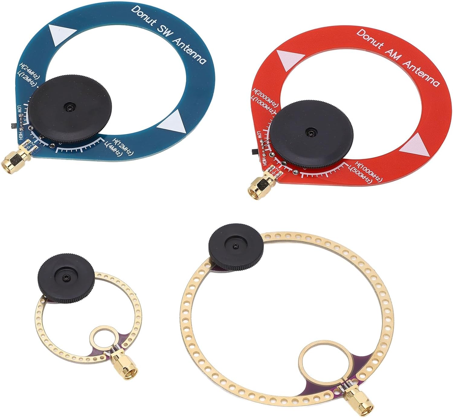 Amazon.com: 4PCS UHF and VHF FM MW SW Mini Rings Transceiver Portable ...