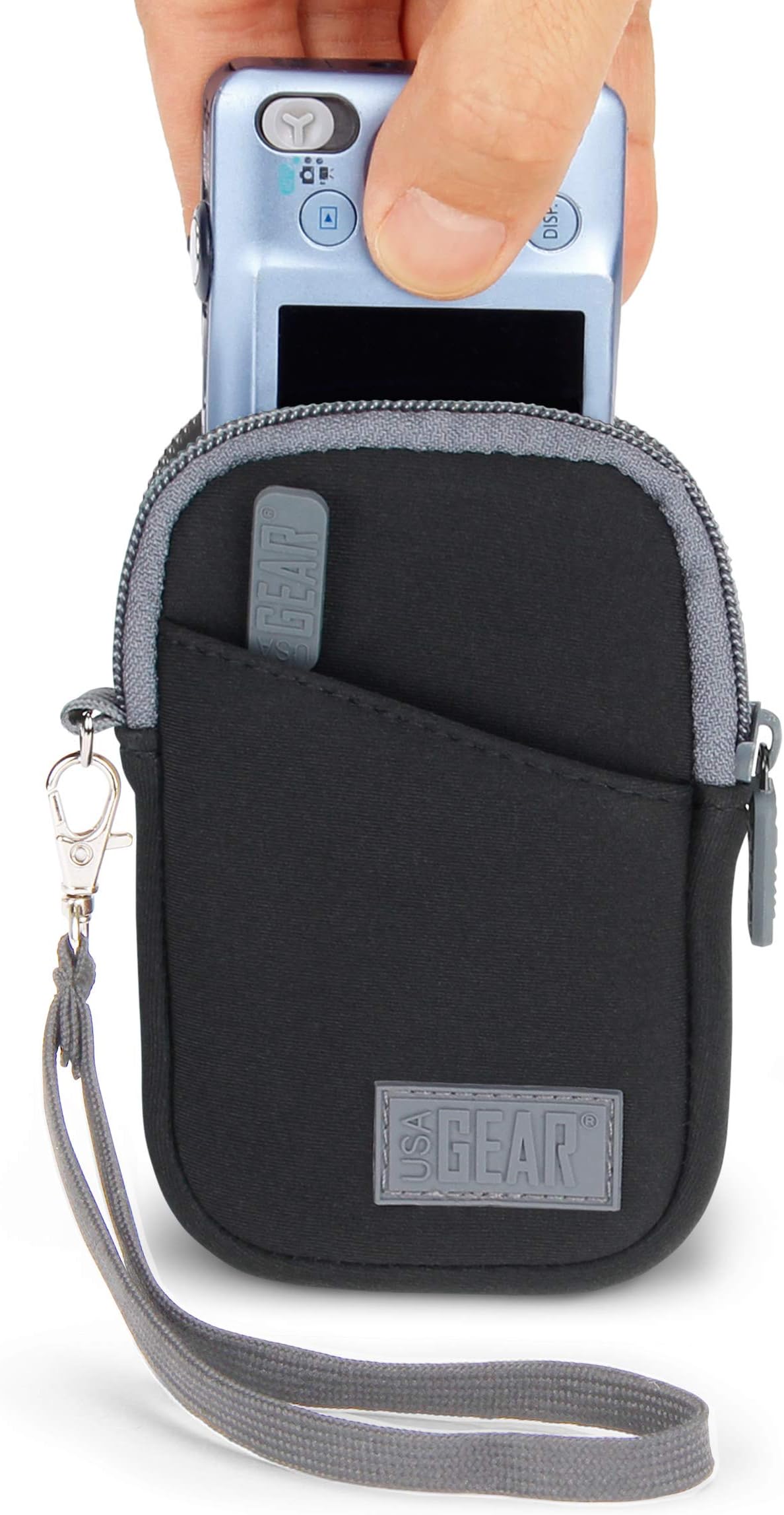 Amazon.com : USA Gear Small Digital Camera Case w/Wrist Strap, Belt ...