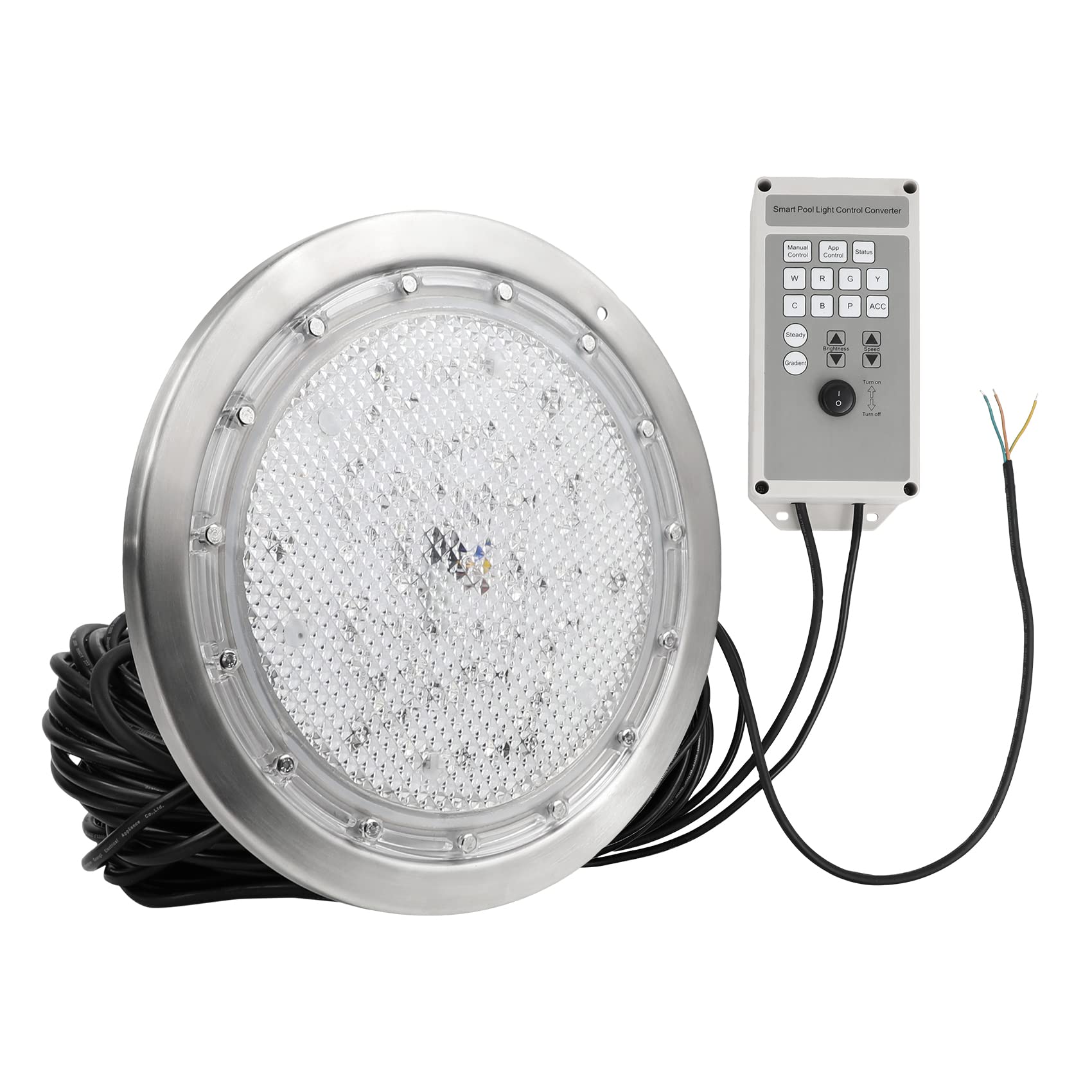 Amazon.com : 10 Inch AC120V Pool Lights for Inground Pool, Led Lights ...