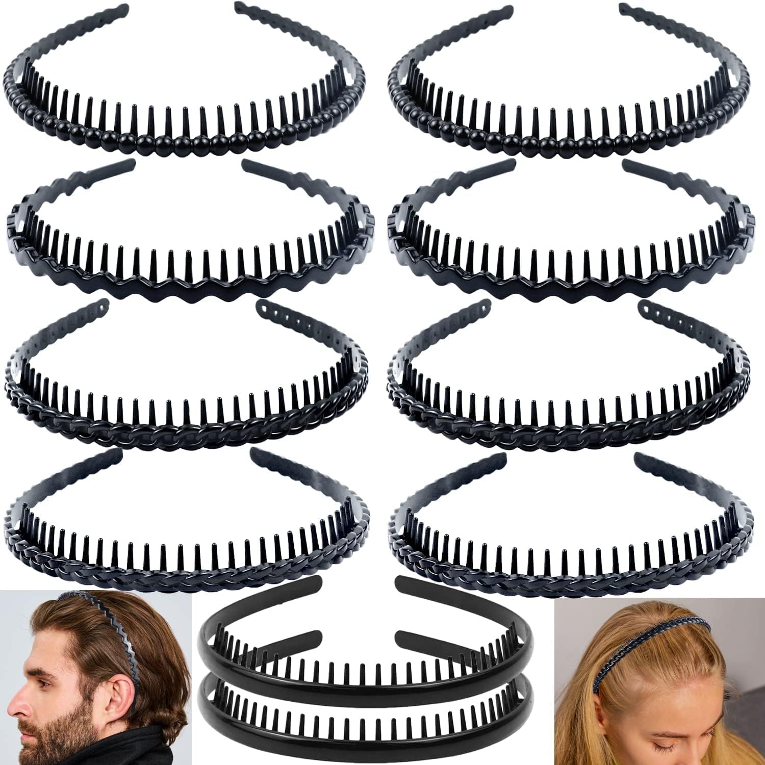 Amazon.com : LAPOHI 10 pcs Non Slip Fashion Effortless Plastic ...