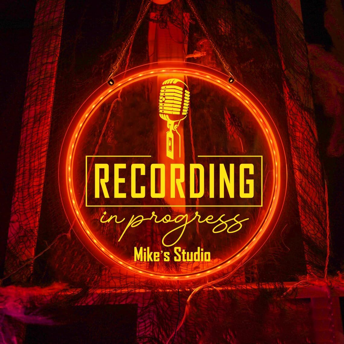 Letrero personalizado de grabación en progreso, letrero de luz de ...