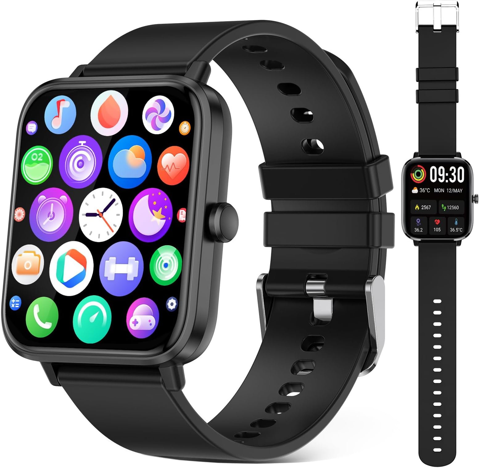 Amazon.com: Smart Watch(Answer/Make Call),1.90" HD Smart Watches for ...