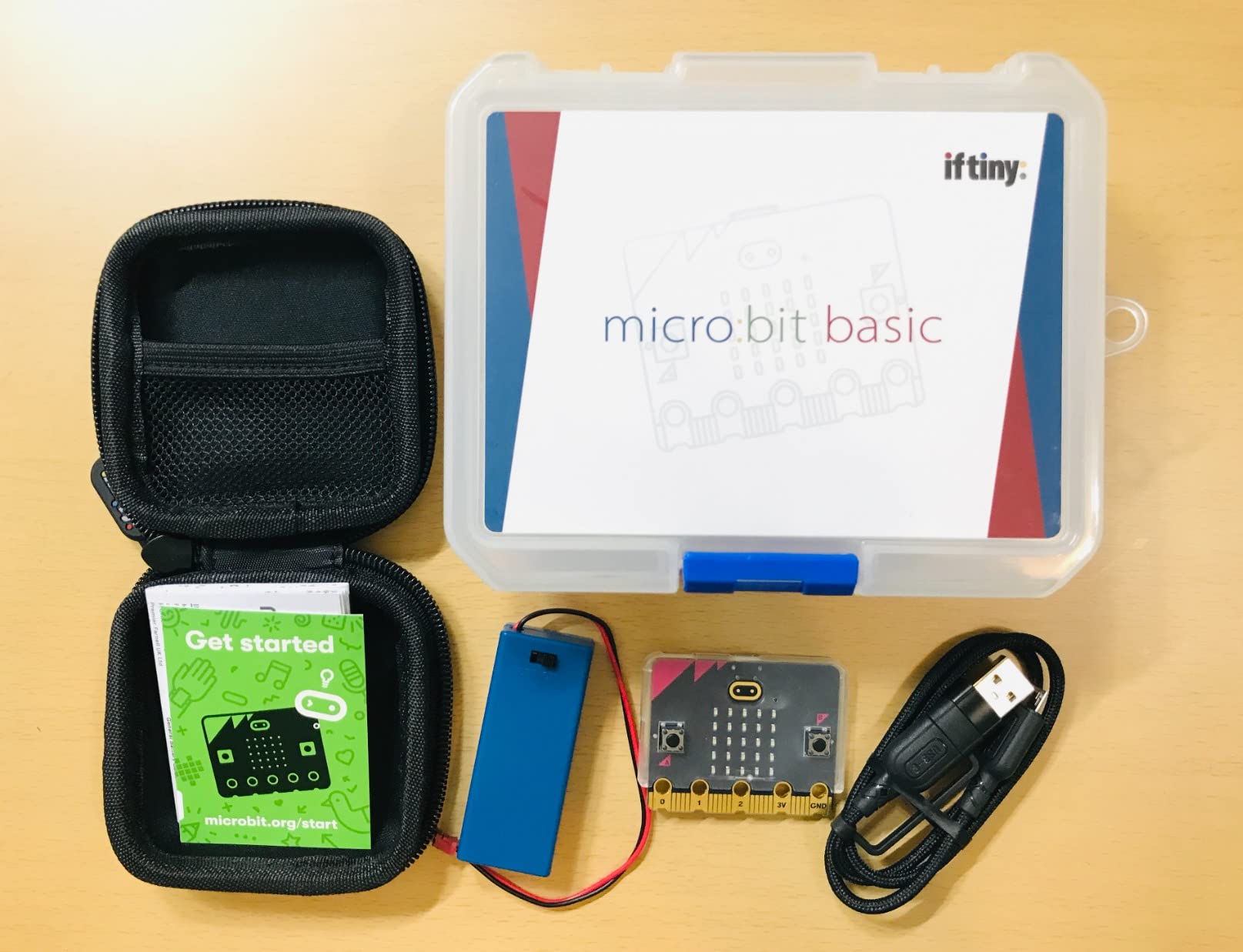 Amazon.co.jp: iftiny micro:bit basic (マイクロビット ベーシック) 【V2.21】【マニュアル付】公認正規販売代理店の基本キット OPIF-EM0001 ...