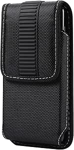 Amazon.com: Vertical Cell Phone Holster Case with Belt Clip Loops for Samsung Galaxy A15 5G, A25 ...