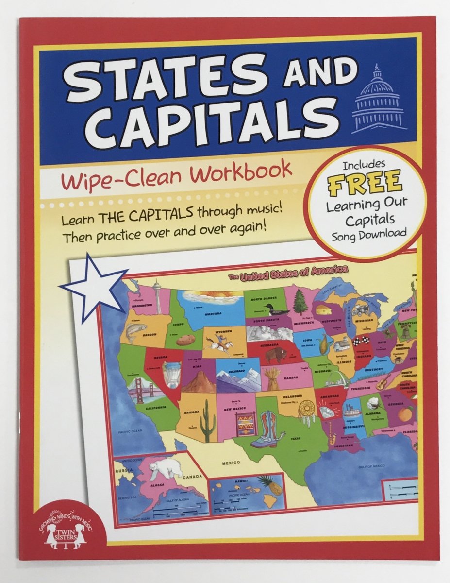 Amazon.com: Creative Teaching Materials TW1228 States & Capitals Wipe ...