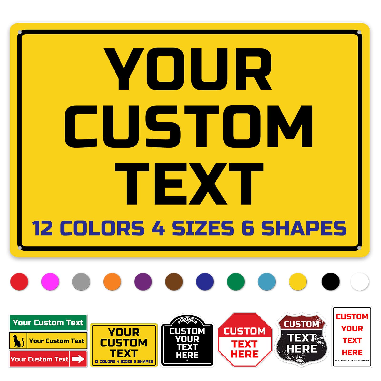 Amazon.com : Personalized Street Signs Custom Road Signs Metal ...