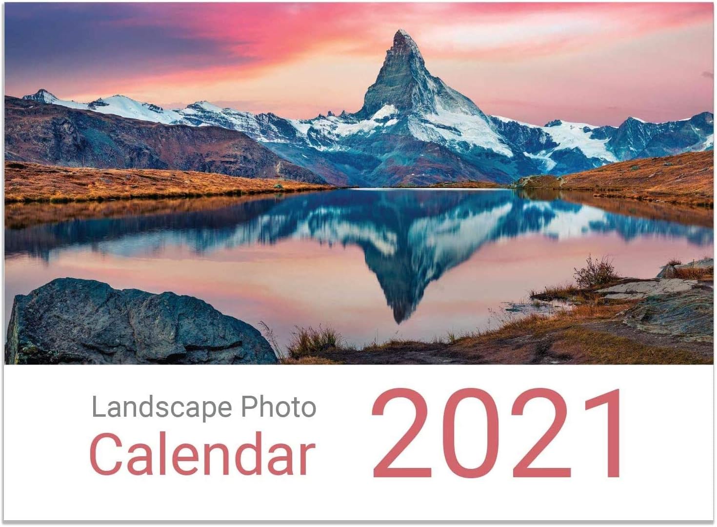 Landscape Photo Wall Calendar Planner 2021 A3 Large Monthly View ...