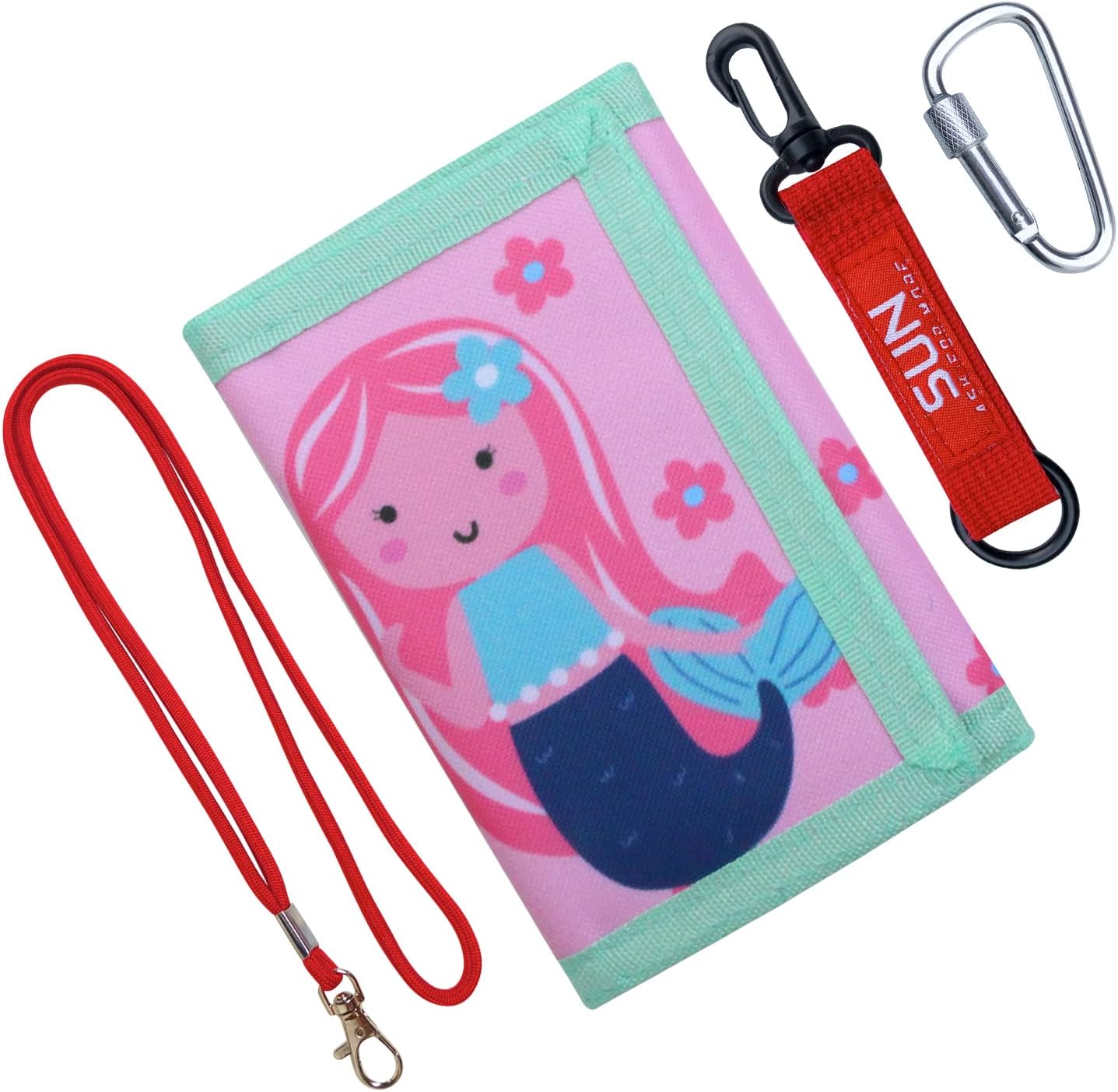 Amazon.com: Leehoom Kids Wallets for Girls Boys - Trifold Canvas ...