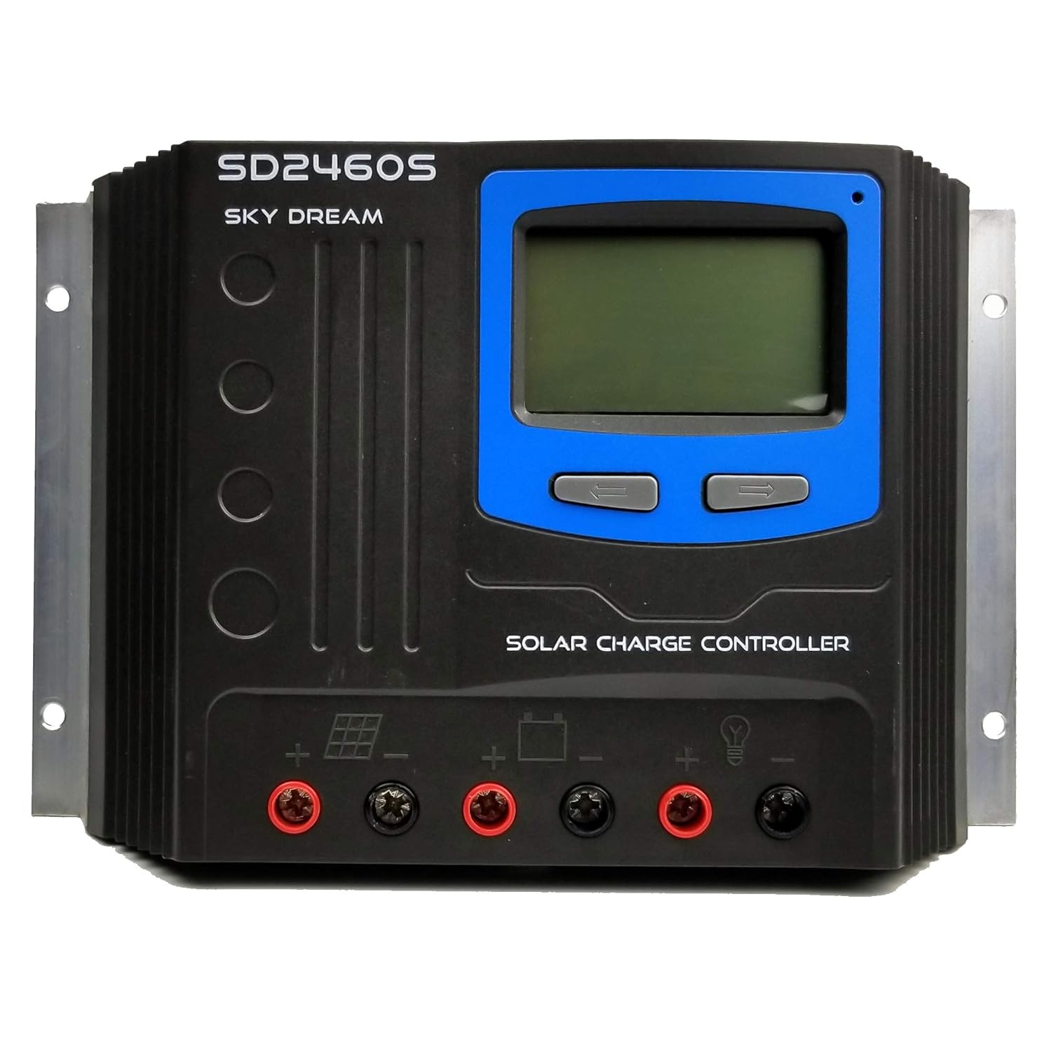 Solar Charge Controller 60 Amp PWM 12V 24V Max 50V PV Input Solar Panel ...