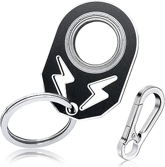 Amazon.com: LONIKSTEP Keychain Spinner Metal Key chain Spinning Fidget ...