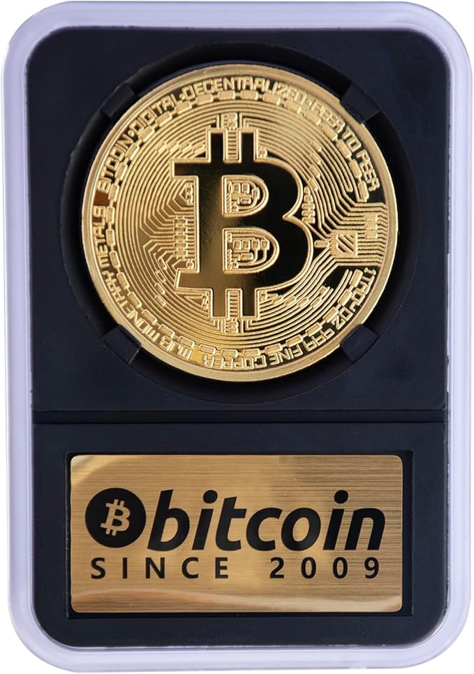 Amazon.com: Bitcoin Coin for Bitcoin Miner Physical Bitcoin Collection ...
