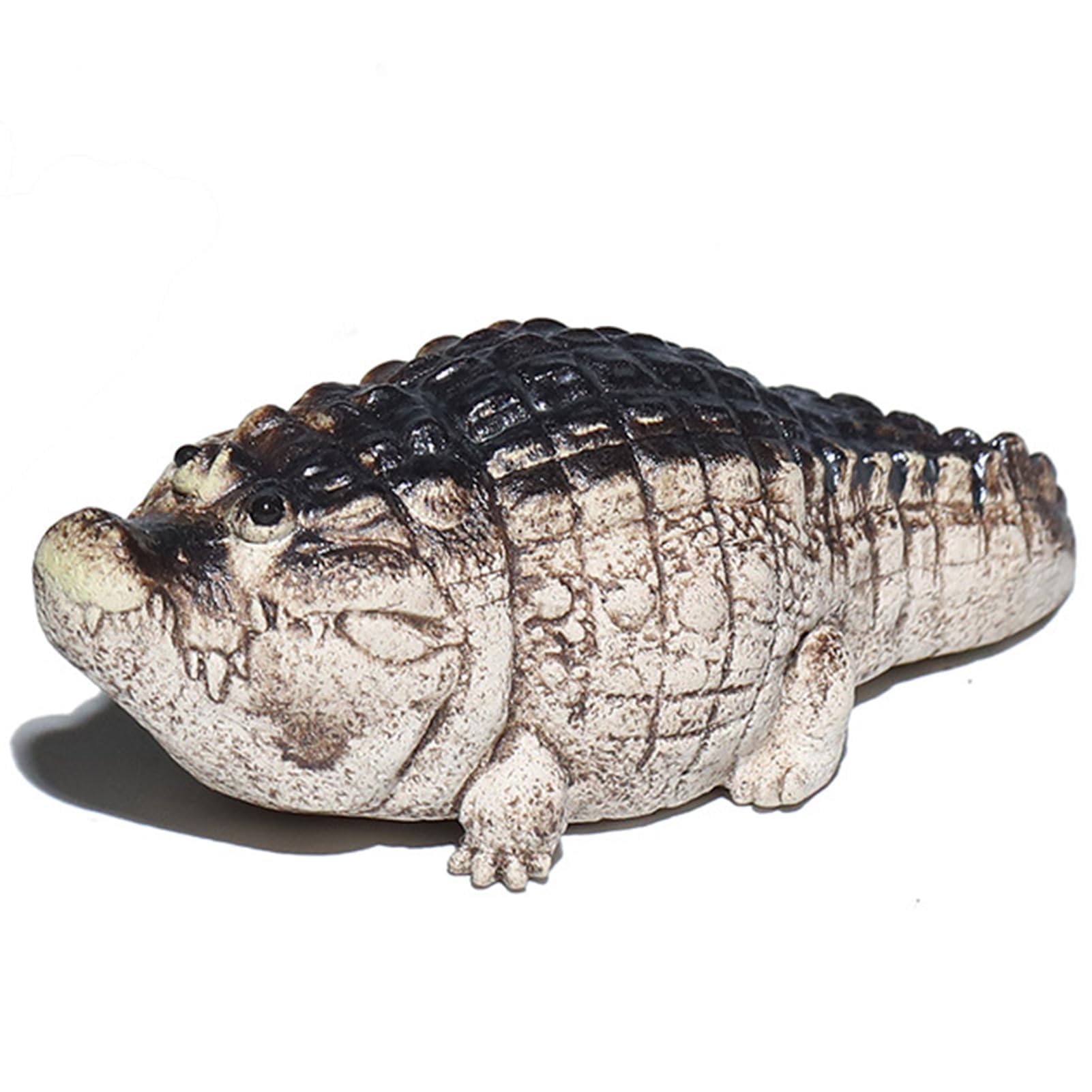 Amazon.com: ZVZKC Tea Pet Alligator Figurine, Cute Alligator Baby ...