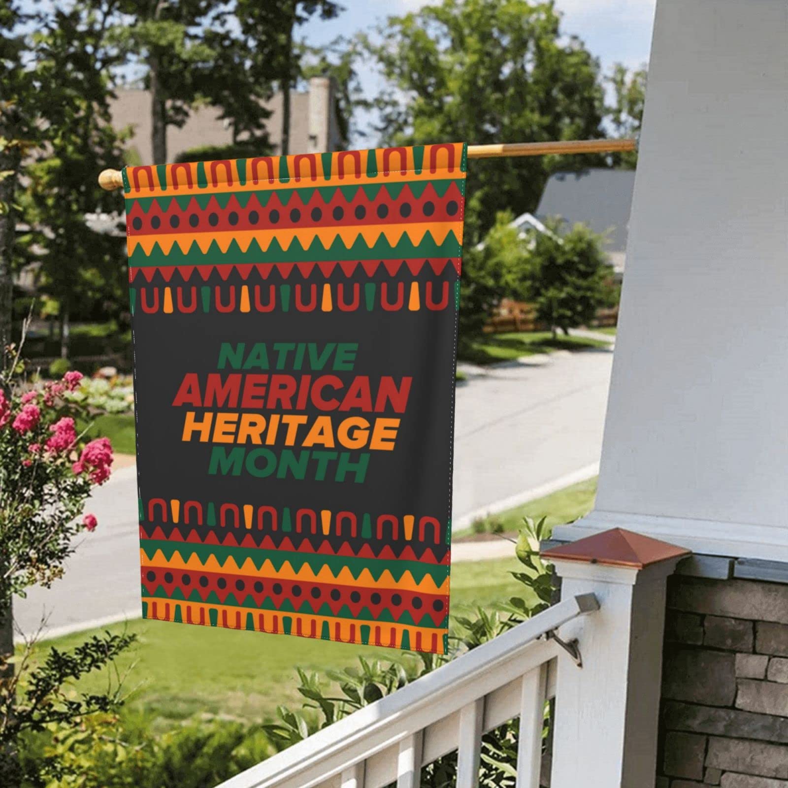 Native American Yard Flags Native American Heritage Month Garden Flag