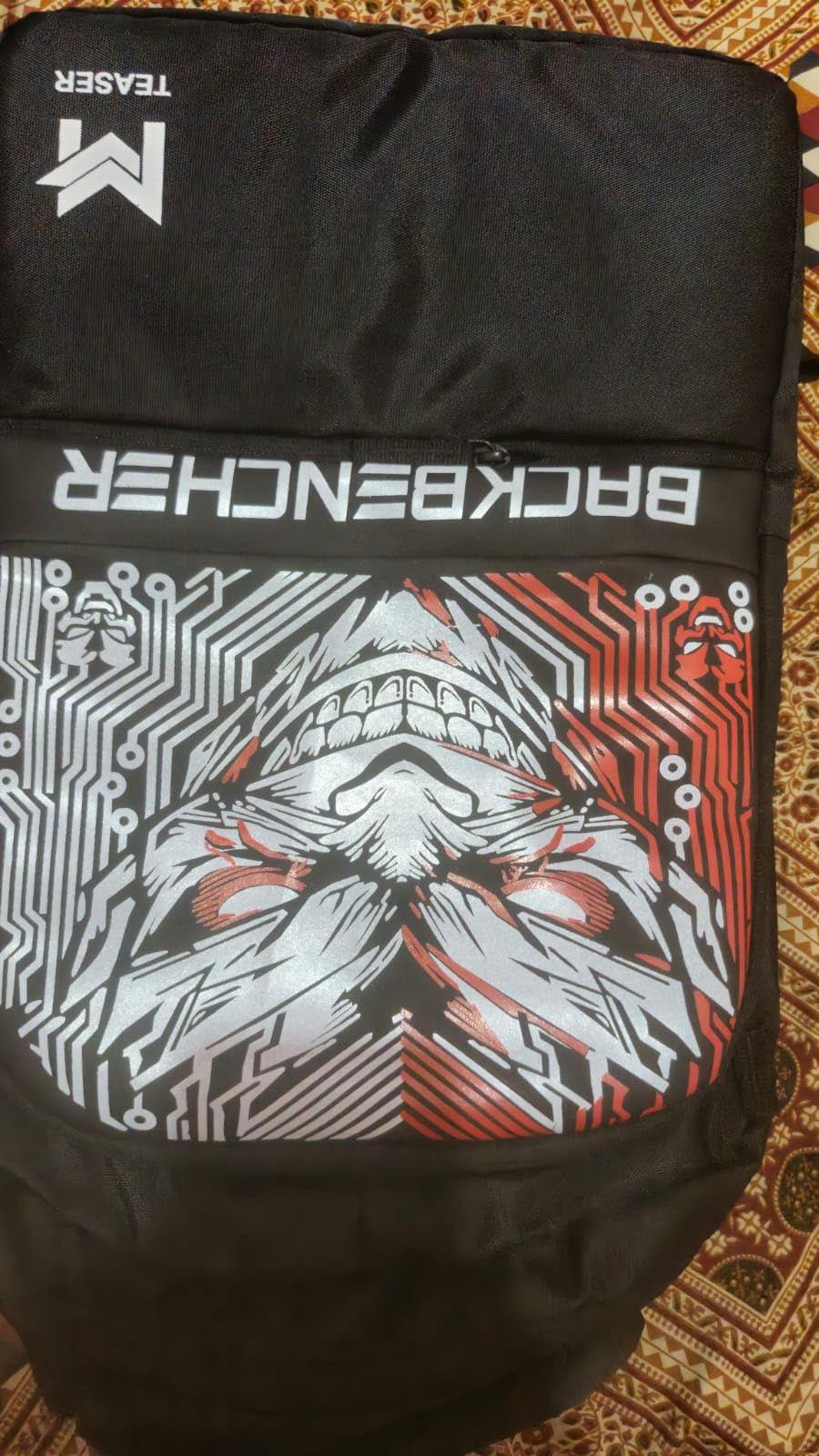 Buy M Teaser 45 Liter Backbencher Printed Backpack for School, College ...