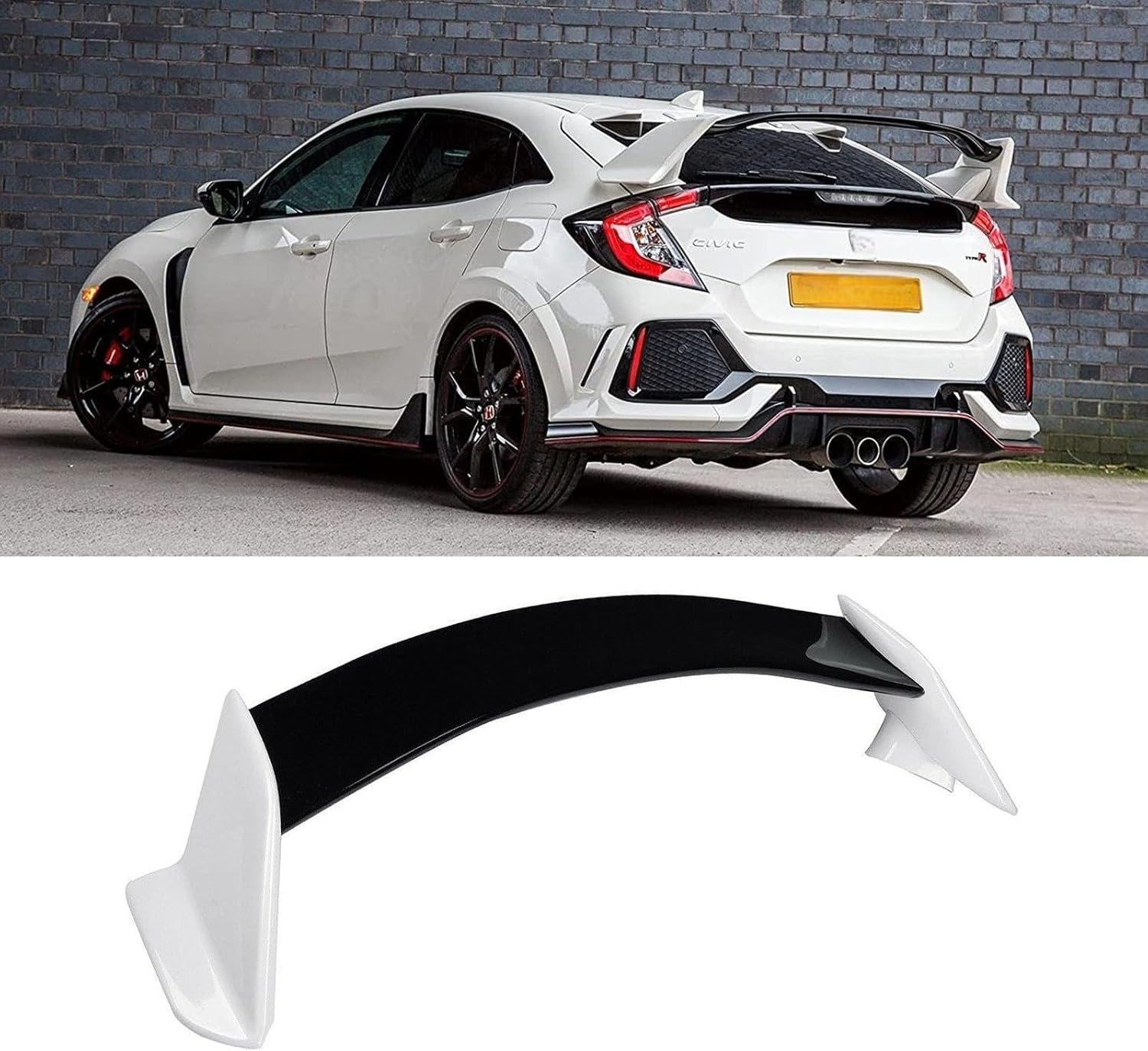 Amazon.com: CHIESMA for Civic Rear Spoiler Fit for 2016-2021 Honda Civic 10th Hatchback 5Door ...