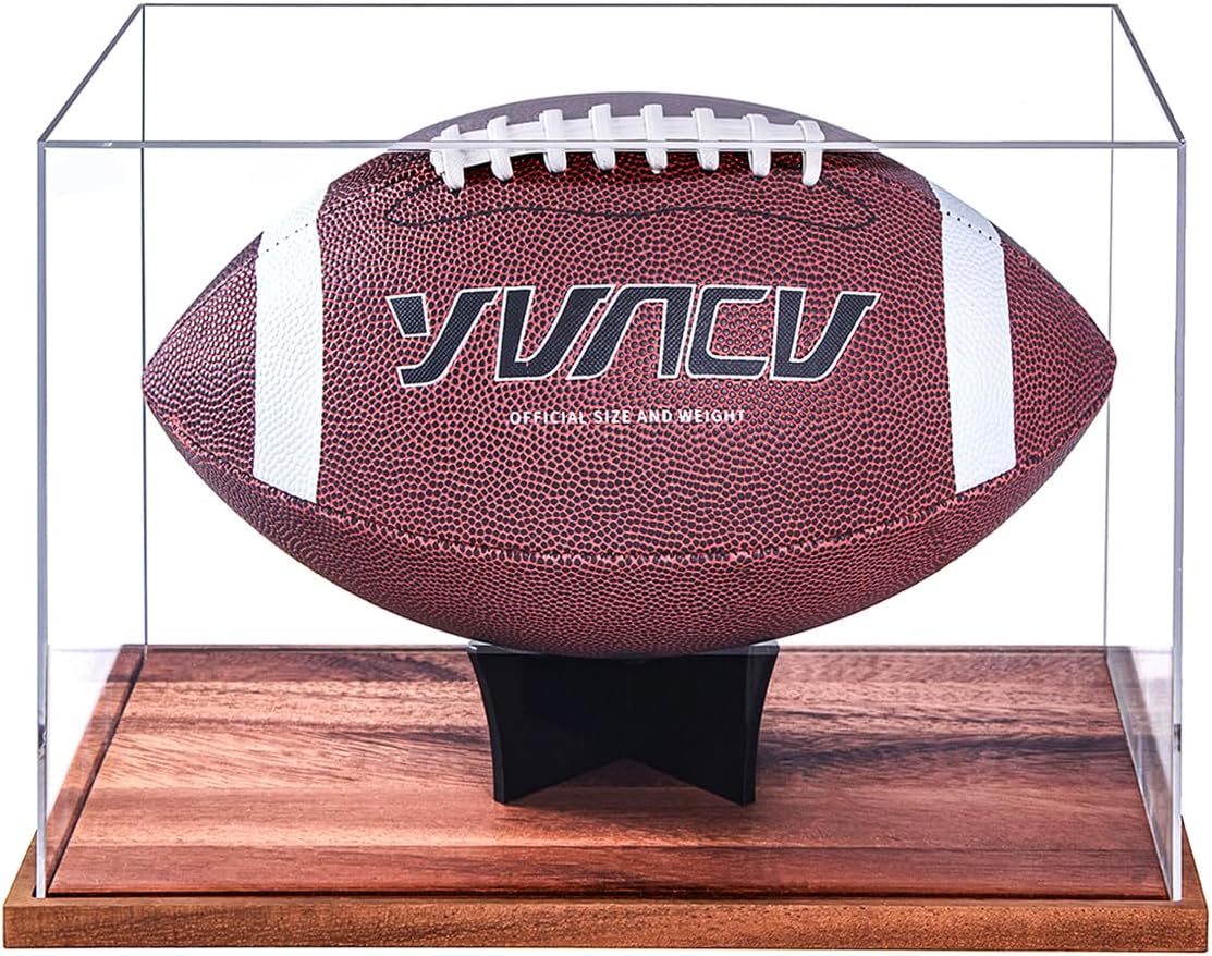 Amazon.com: Old Canal Football Display Case, Acrylic Clear Autographed ...