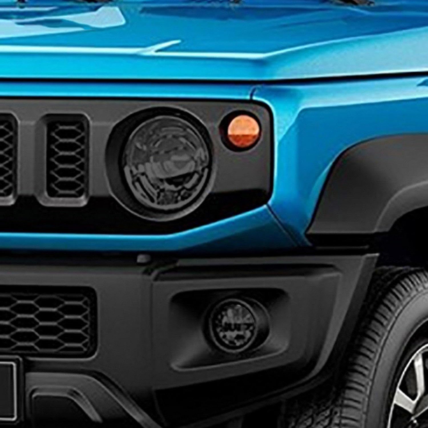 Amazon | JCAKES 車のヘッドライト保護フィルムヘッドランプ修復透明ブラックTPUステッカー、スズキジムニー2019-2023 ...