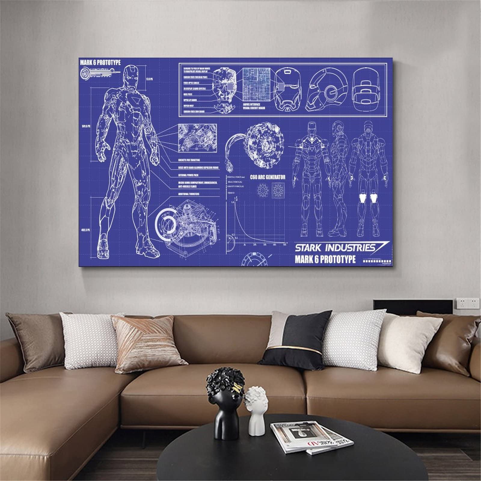 Iron Man Mark 6 Blueprints