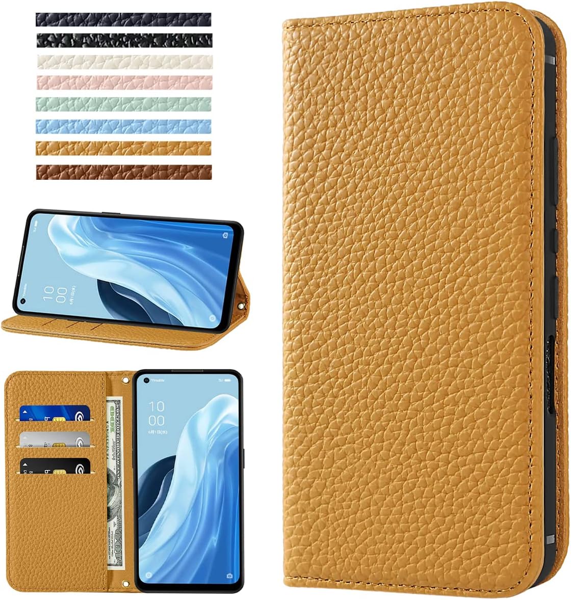 Amazon.co.jp: OPPO Reno 7A ケース 手帳型 オッポリノ7a カバー 耐衝撃 皮革 Reno7 A カバー 内蔵 ...