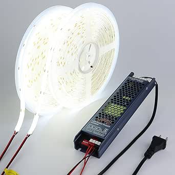 Amazon.com: BENLUN 24V COB LED Strip Light Outdoor Waterproof 65.6ft (2 ...