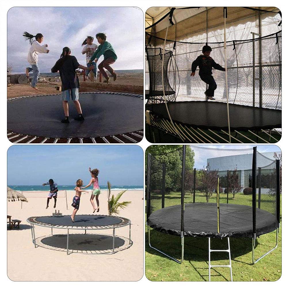 Round Trampoline Cover With Anchors 14FT Trampoline Cover - Waterproof ...