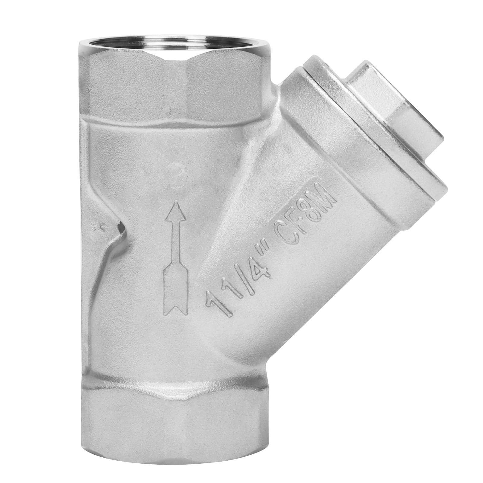 Snapklik.com : 1-1/4 Inch Wye Strainer 100 Mesh Screen Filter Valve