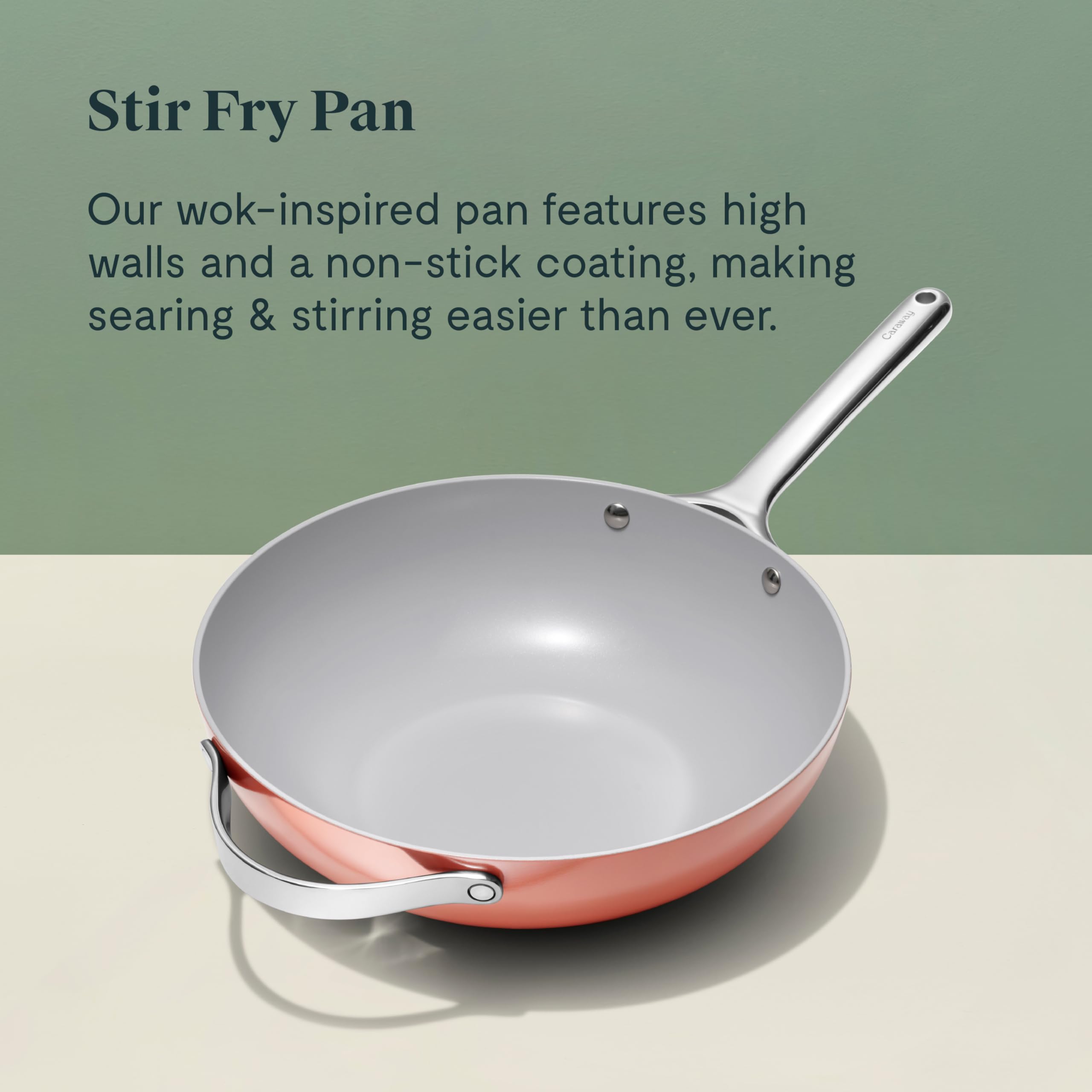 Snapklik.com : Non-Stick Stir Fry Pan - 12” Wok-Inspired Pan - Free ...