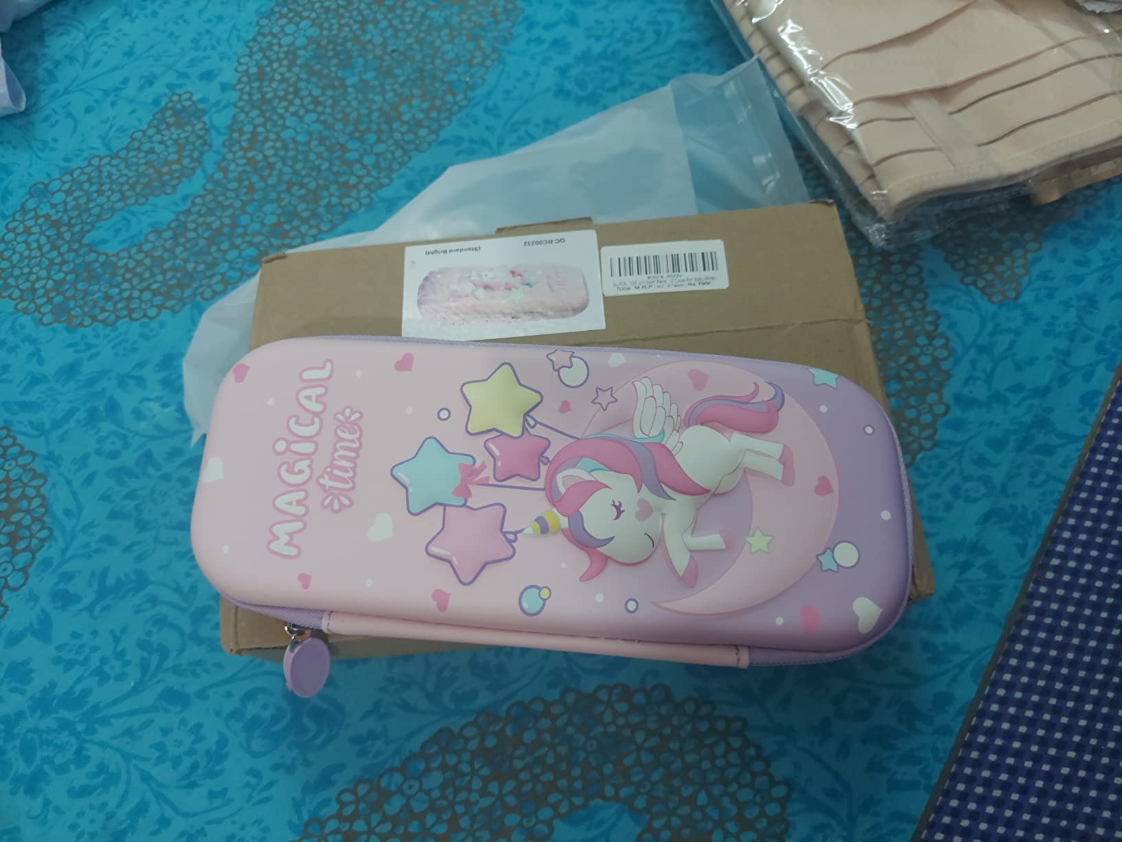 Buy SUPER TOY Girls Pencil Case – Cute Large Capacity 3 Compartment ...