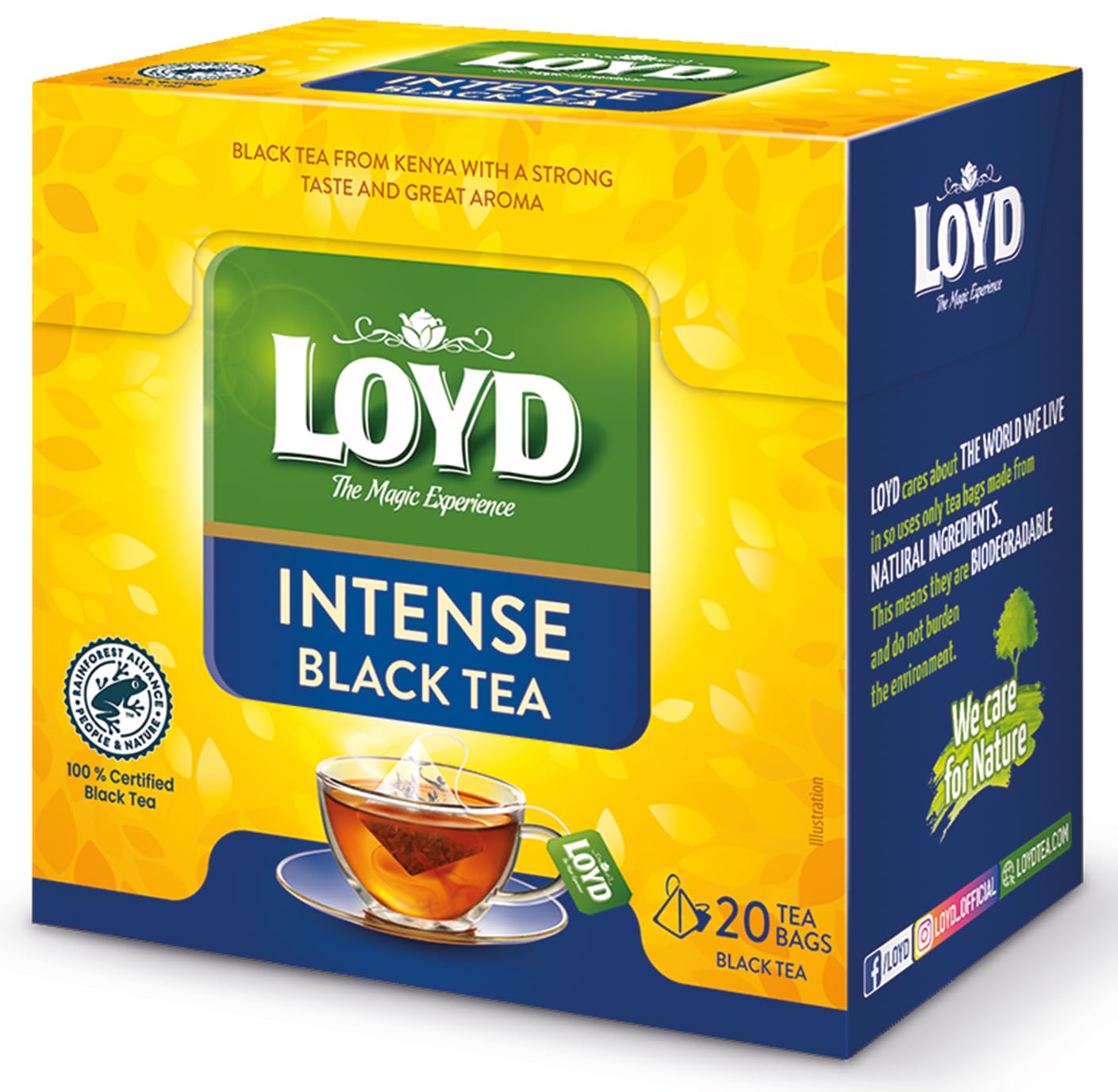 Amazon.com : Loyd Intense Black Tea The Magic Experience Box of 20 Tea ...