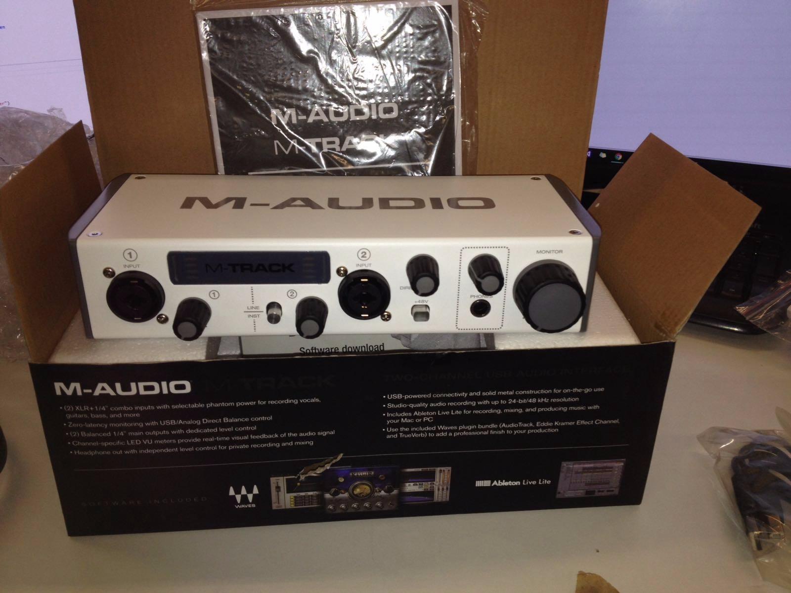 M-Audio M-Track II USB Audio Interface : Amazon.in: Musical Instruments