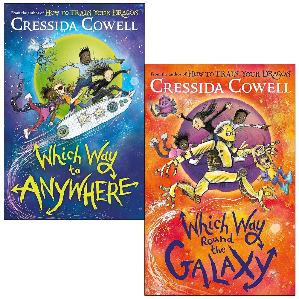 Cressida Cowell Which Way to Anywhere Collection 2 Books Set (Which Way ...